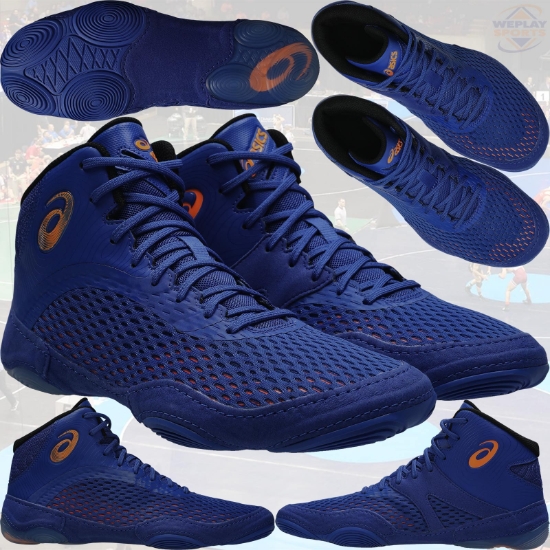 Asics Split Elite 2 Wrestling Shoes Cobalt Blue